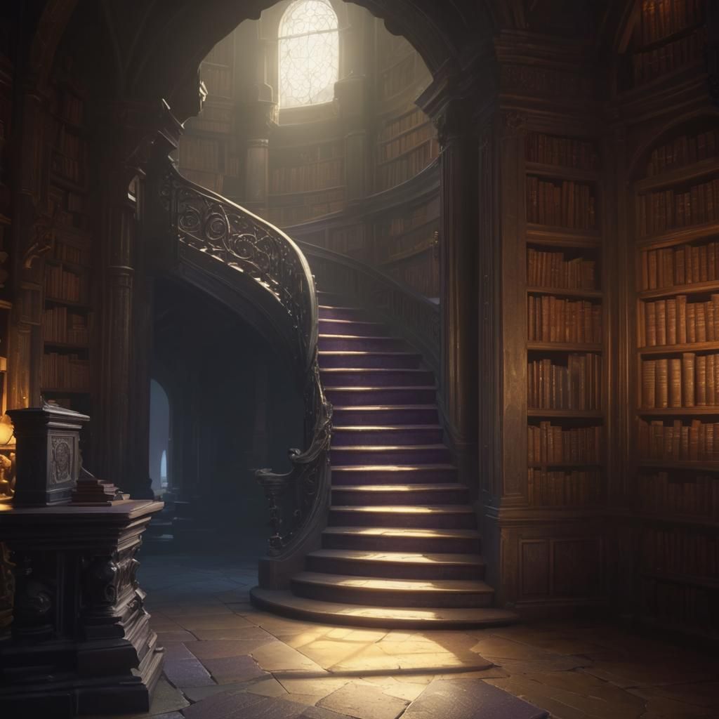 Library - AI Generated Artwork - NightCafe Creator