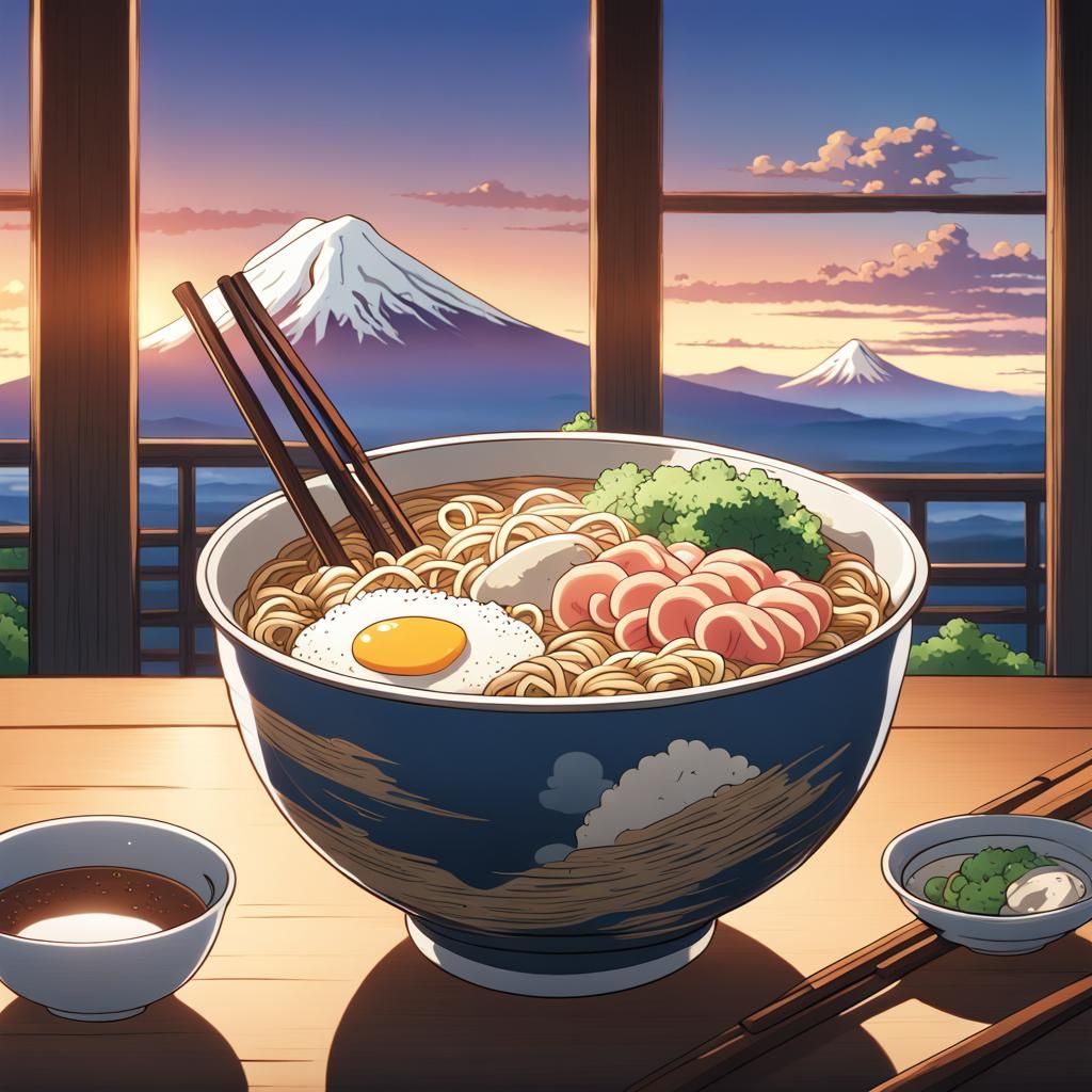 Studio Ghibli Ramen - AI Generated Artwork - NightCafe Creator