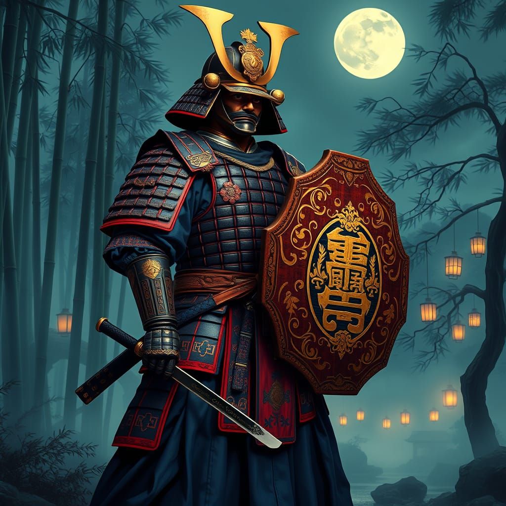 Samurai traditional shield - Samurai traditional shield