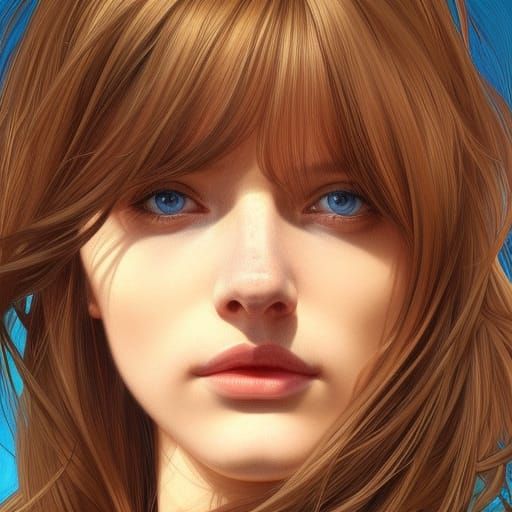 portrait of a young woman - AI Generated Artwork - NightCafe Creator