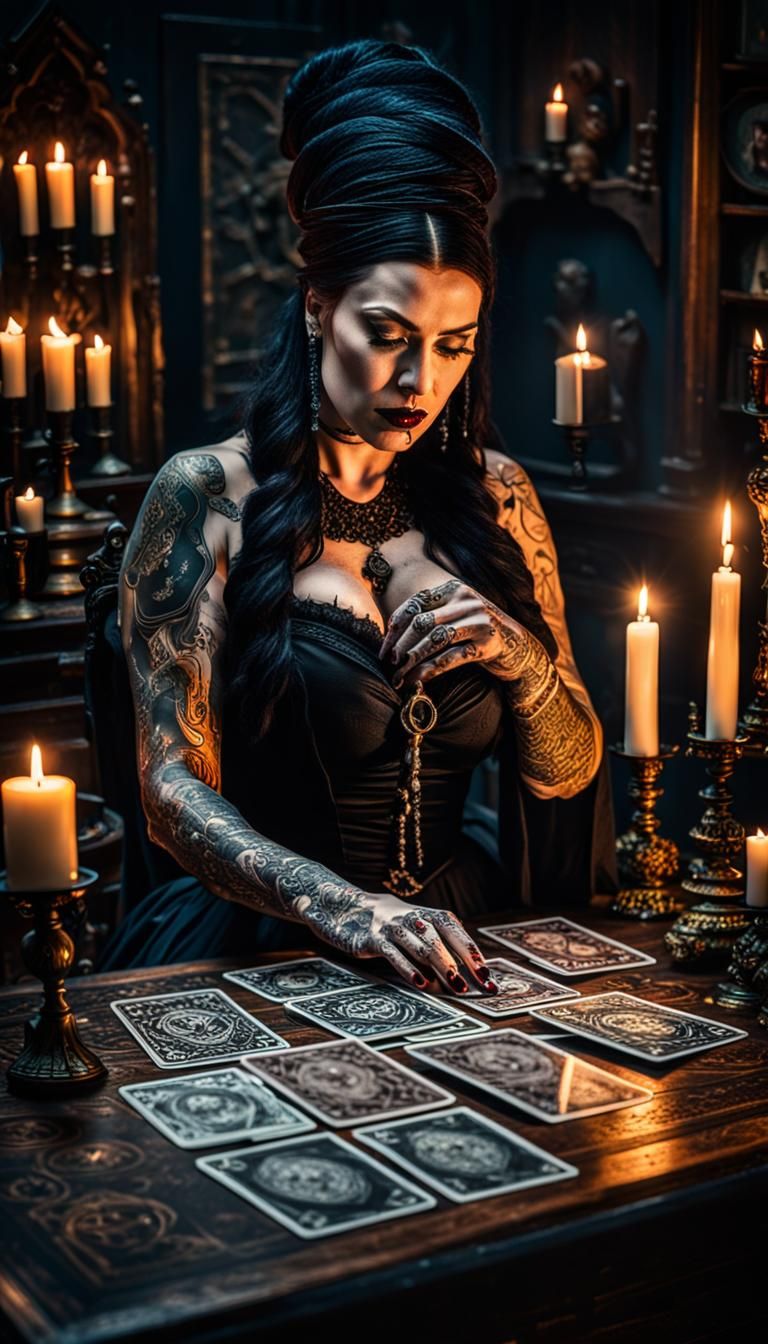 Tarot Mistress I - AI Generated Artwork - NightCafe Creator