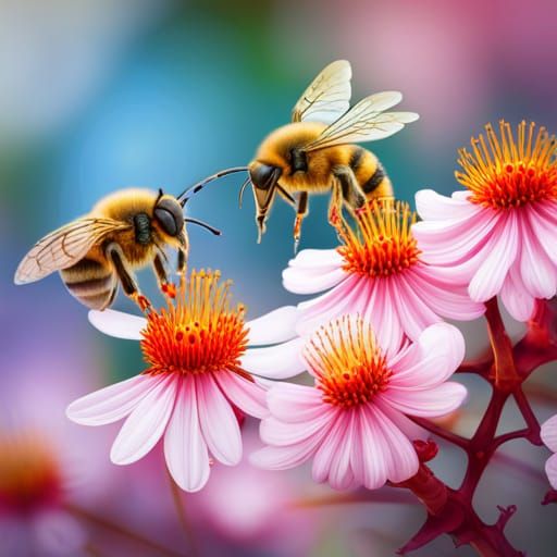 Beautiful Pollination - AI Generated Artwork - NightCafe Creator