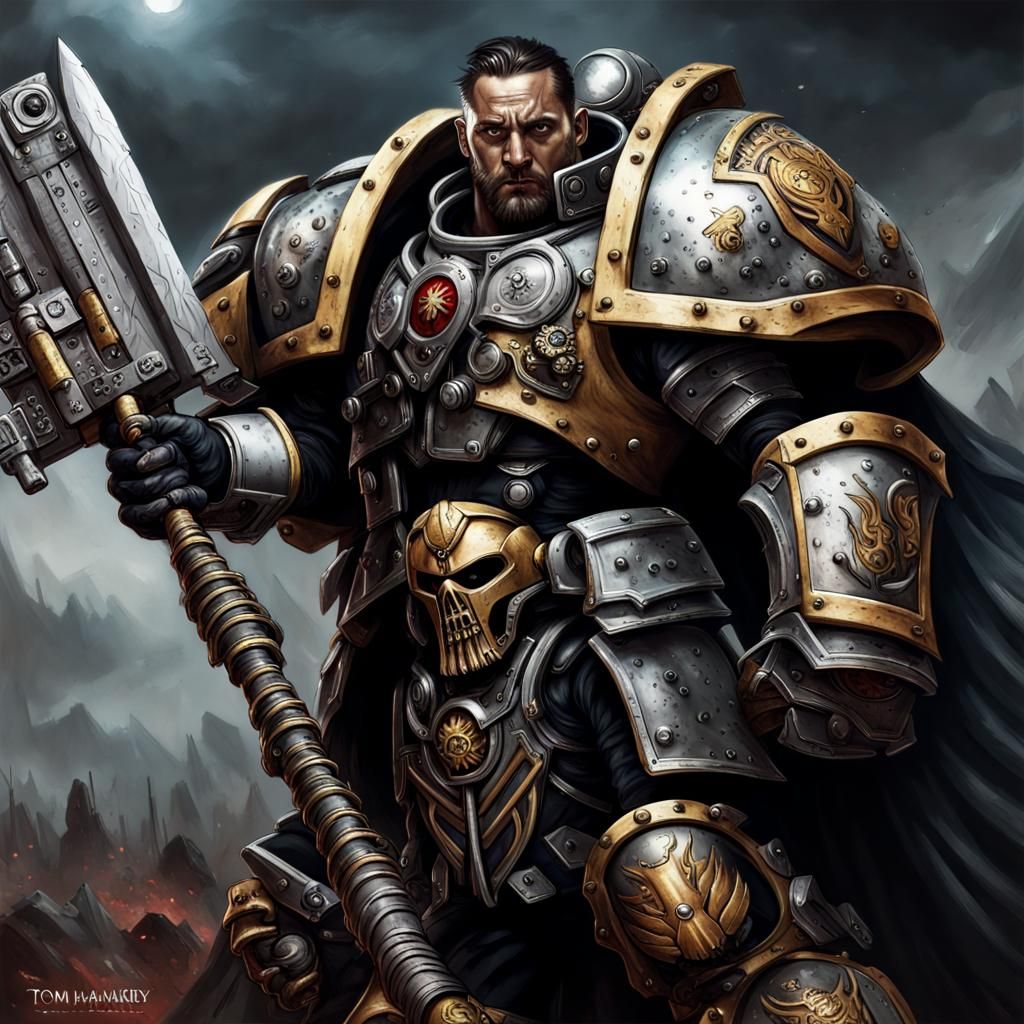 Honsou, ForgeMaster from Iron Warrior - AI Generated Artwork ...