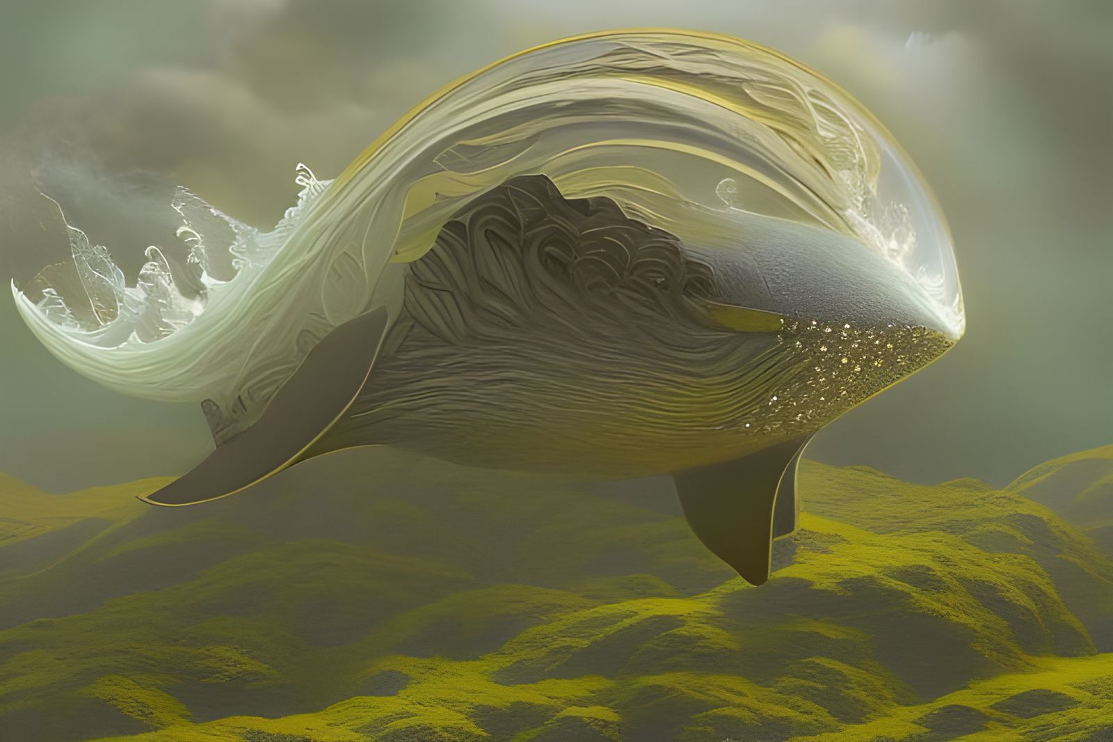 Whale fluffy cute orca wearing a hat and open jacket, anthropomorphic ...