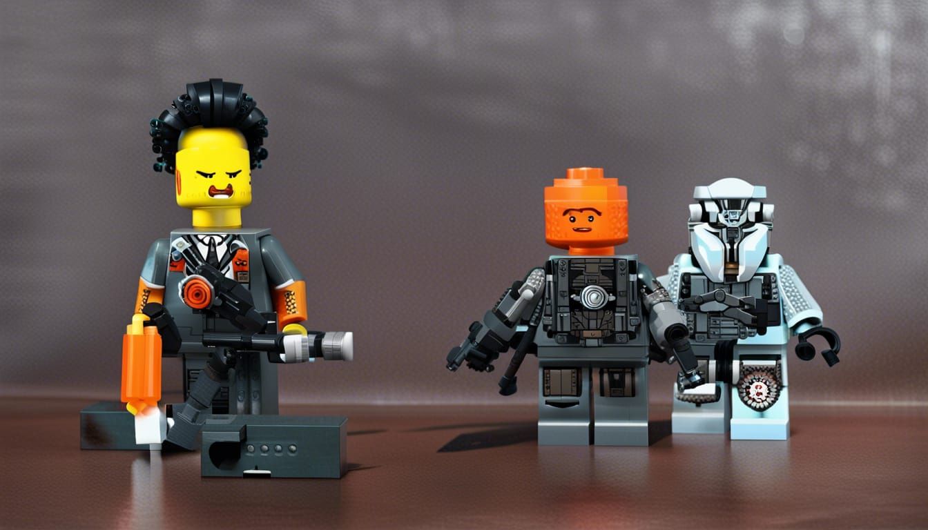Lego Characters in a world of Killzone and Titanfall - AI Generated ...