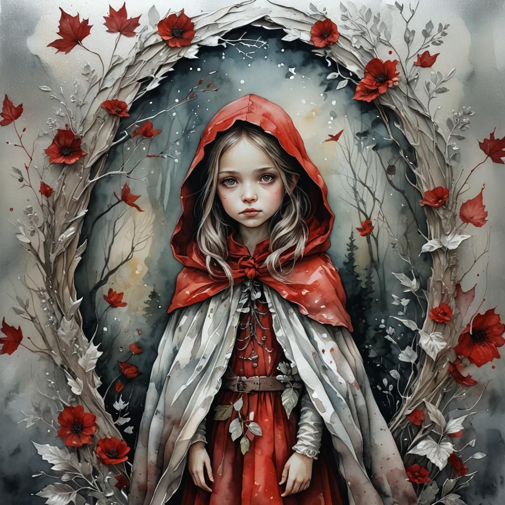 Little Red Riding Hood - AI Generated Artwork - NightCafe Creator