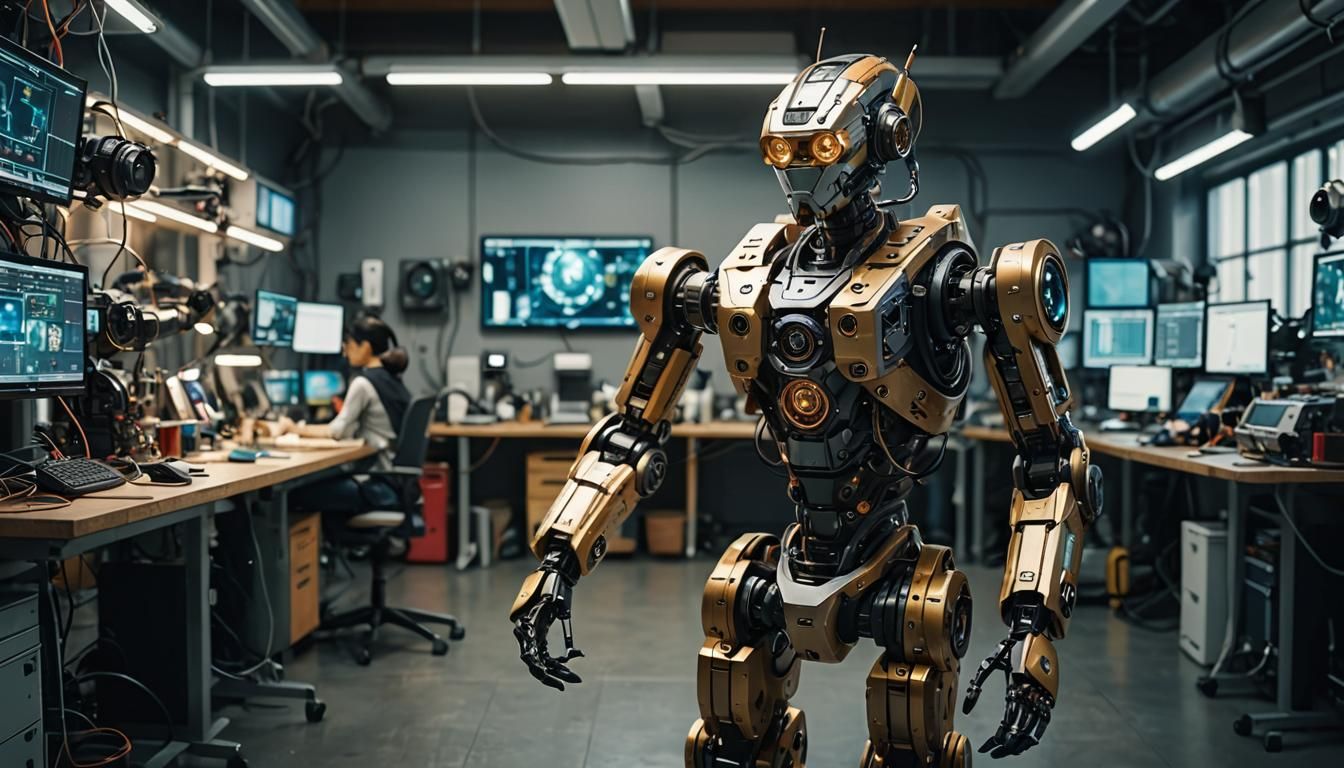 Android Lab Assistant - AI Generated Artwork - NightCafe Creator