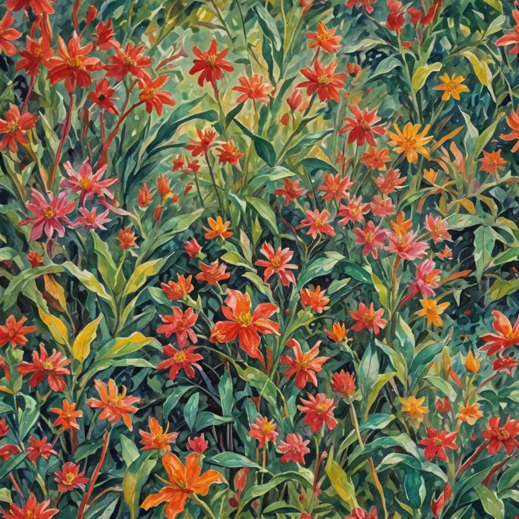 Flowers - AI Generated Artwork - NightCafe Creator