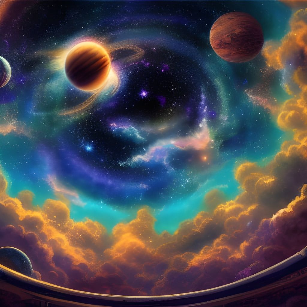 The Cosmos - AI Generated Artwork - NightCafe Creator