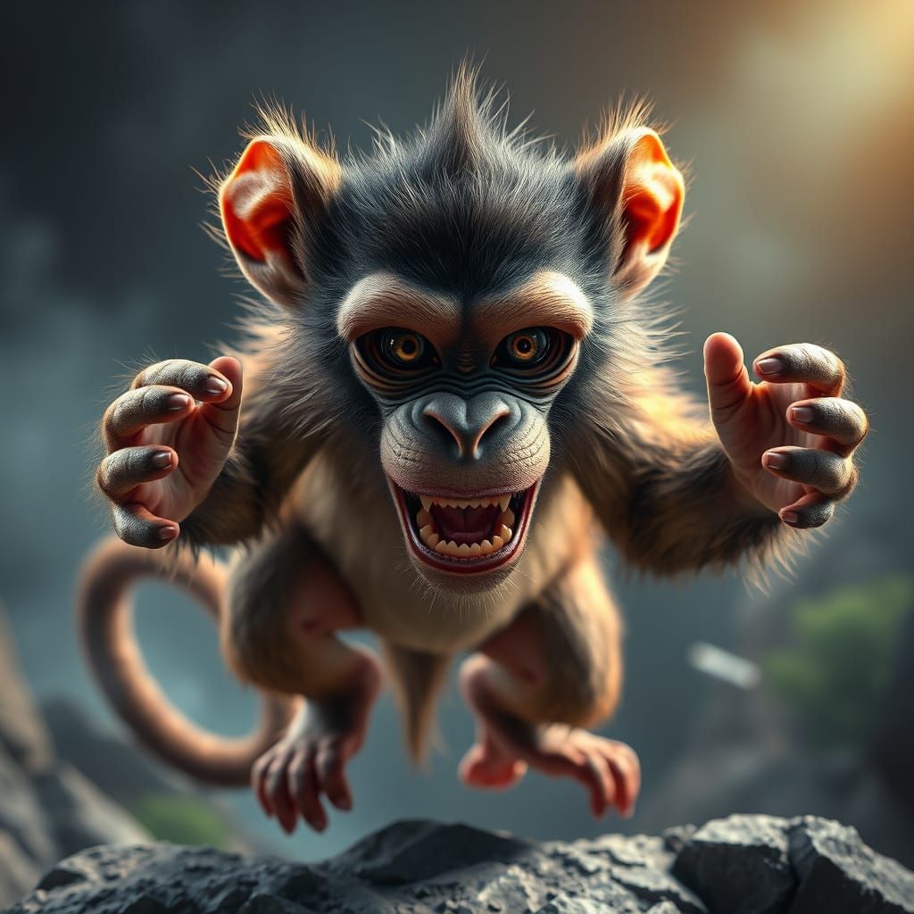 Monkey Mind - Surreal Monkey Mind Leaps into Vibrant Fantasy...