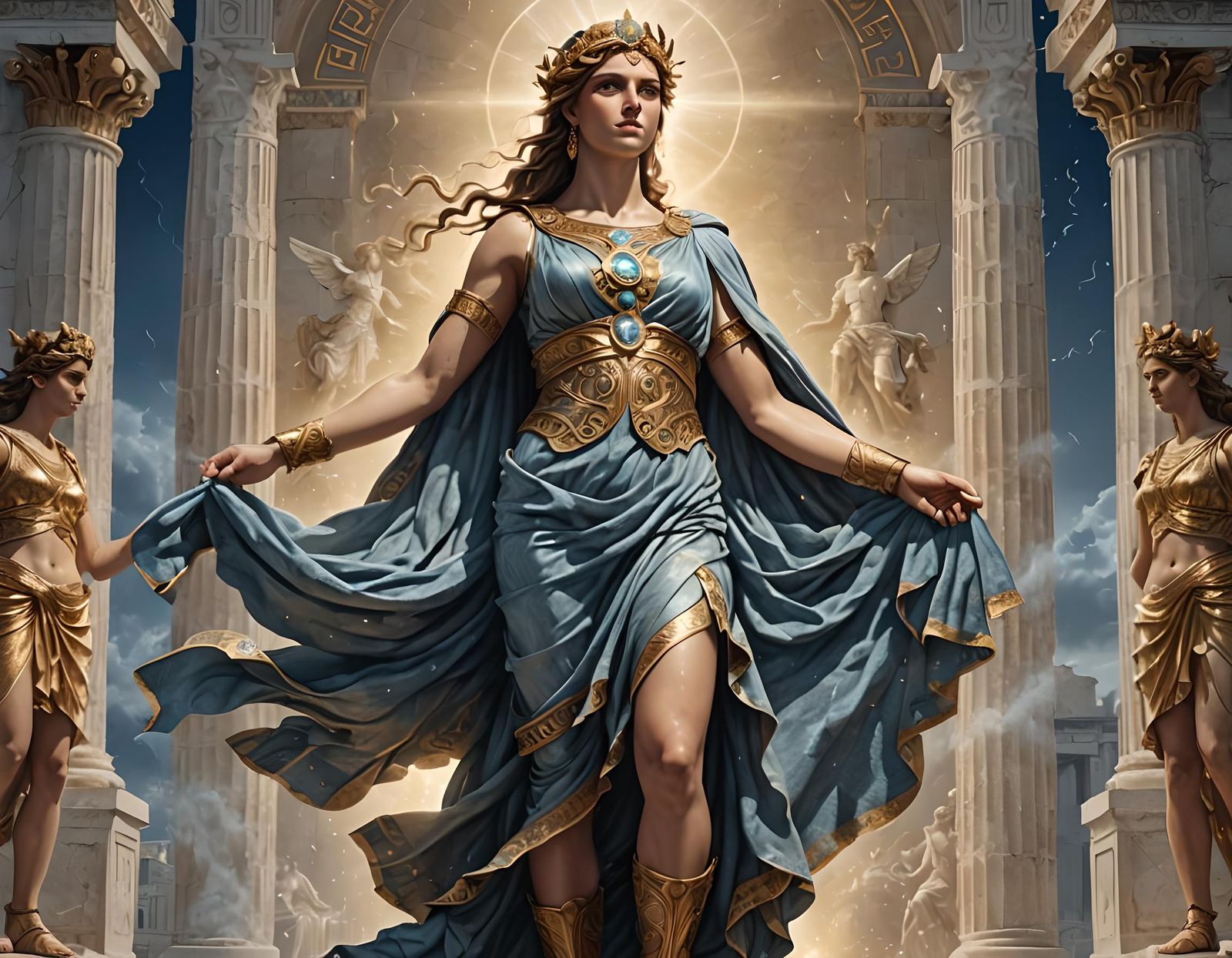 Hera, Queen of the gods - AI Generated Artwork - NightCafe Creator