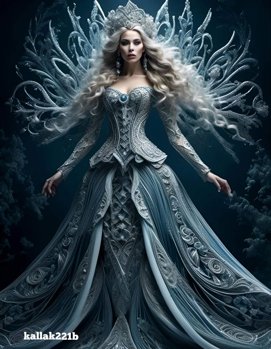 Ice Witch - AI Generated Artwork - NightCafe Creator