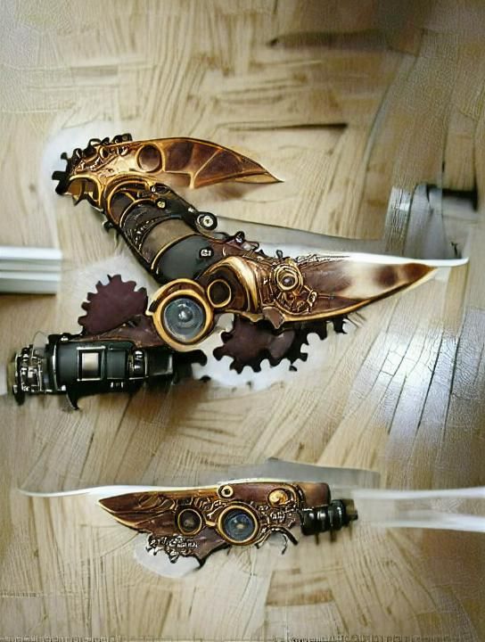 Steampunk blade - AI Generated Artwork - NightCafe Creator