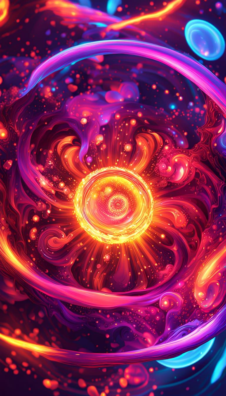 Surreal Silicon Life Form Emerges from Primal Eart... - AI Art