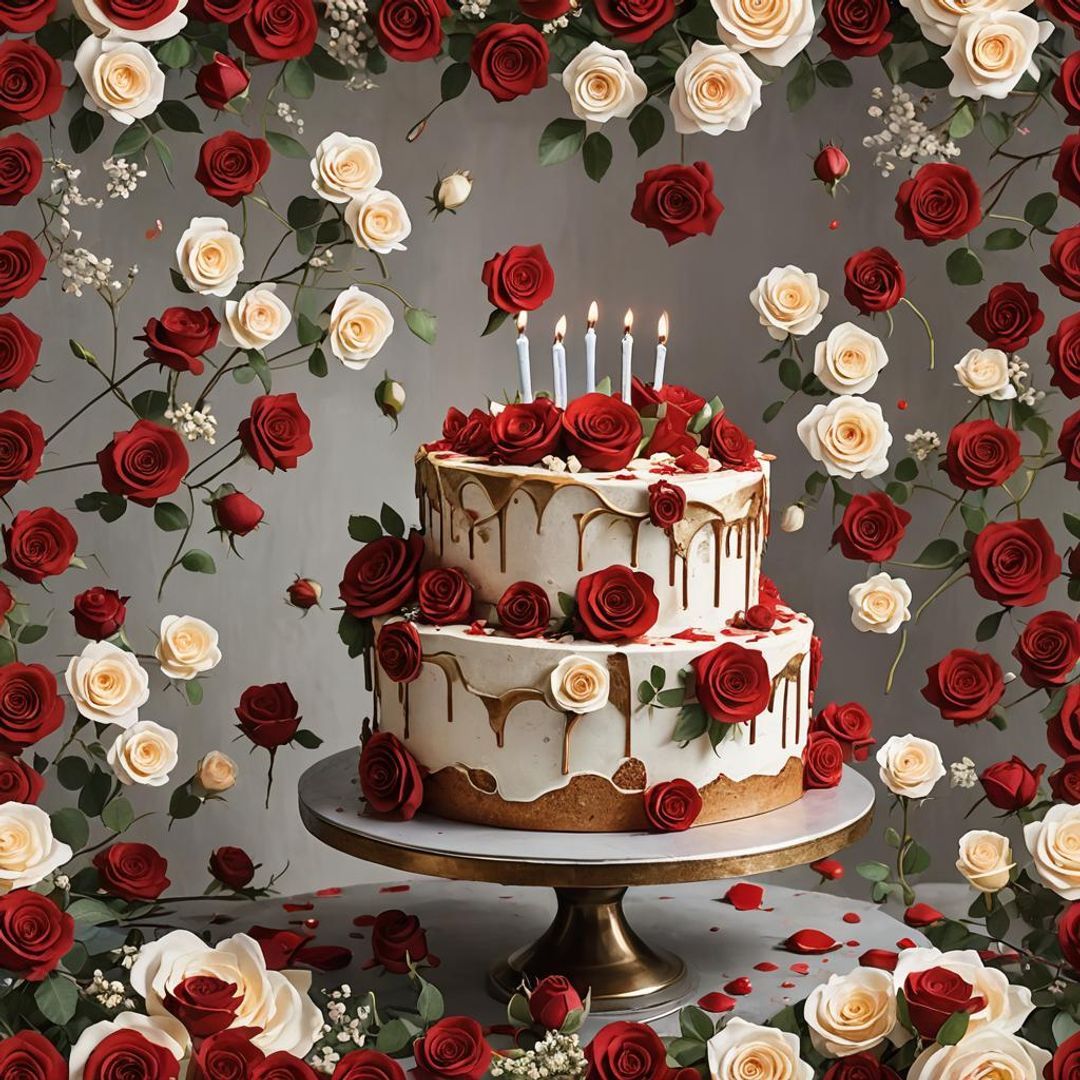 The Birthday Cake. - AI Generated Artwork - NightCafe Creator