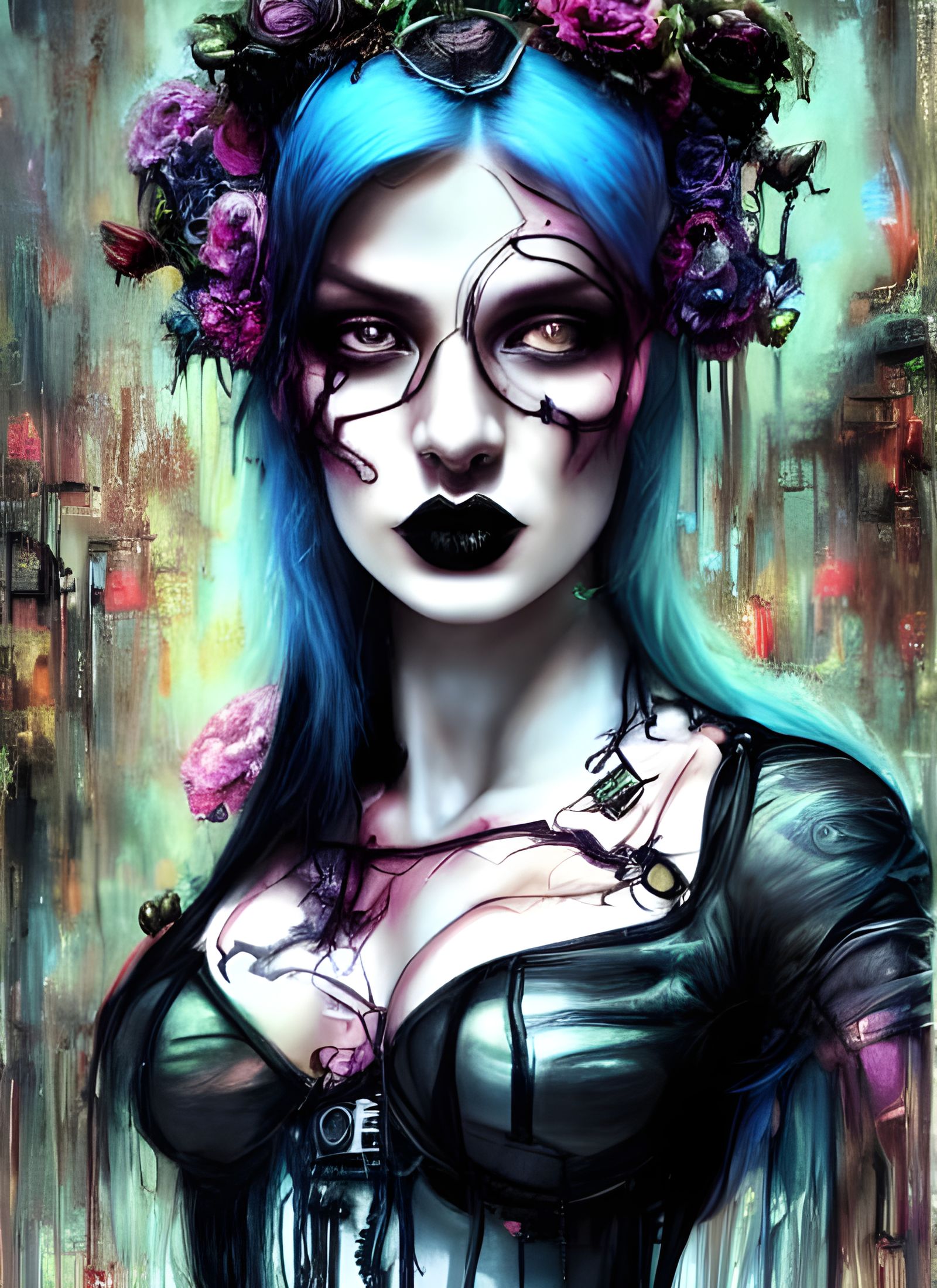 Gothic Girl - AI Generated Artwork - NightCafe Creator