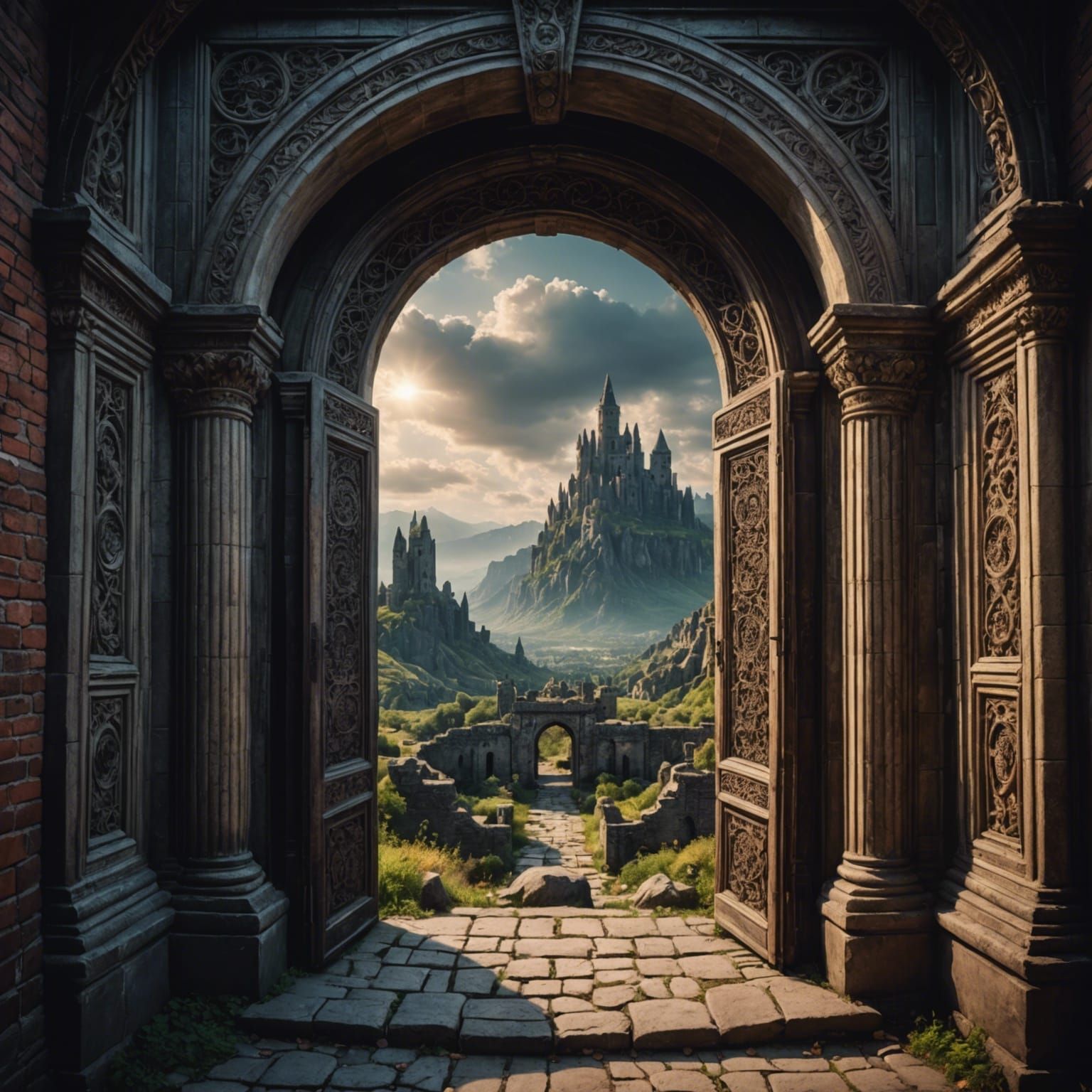 Entering The Kingdom - AI Generated Artwork - NightCafe Creator