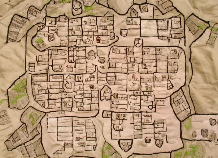 rpg large town map - AI Generated Artwork - NightCafe Creator
