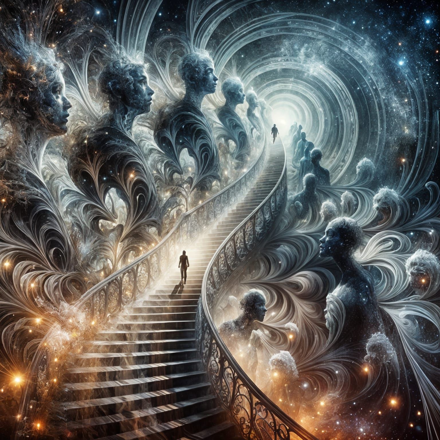 Surreal Staircase - Surreal Staircase to Oblivion in Double ...