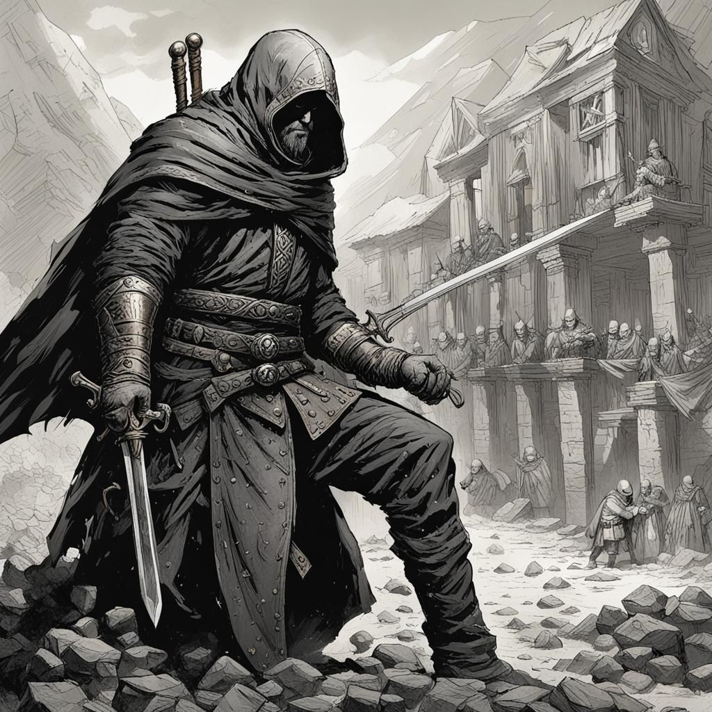 ""I got a bit of prophecy," the old assassin said. "Not enough to be ...