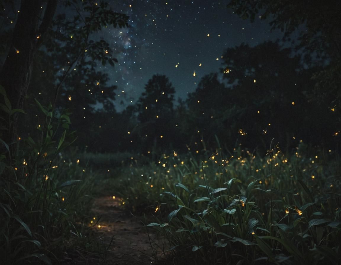 Fireflies - AI Generated Artwork - NightCafe Creator