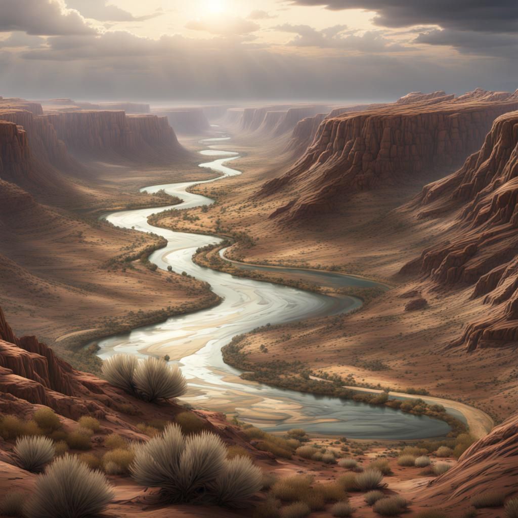 The River Harnen - AI Generated Artwork - NightCafe Creator