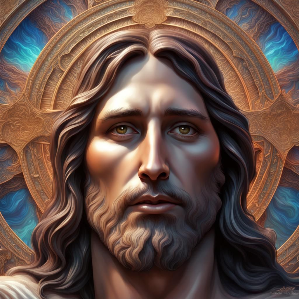 The Face of Jesus - AI Generated Artwork - NightCafe Creator