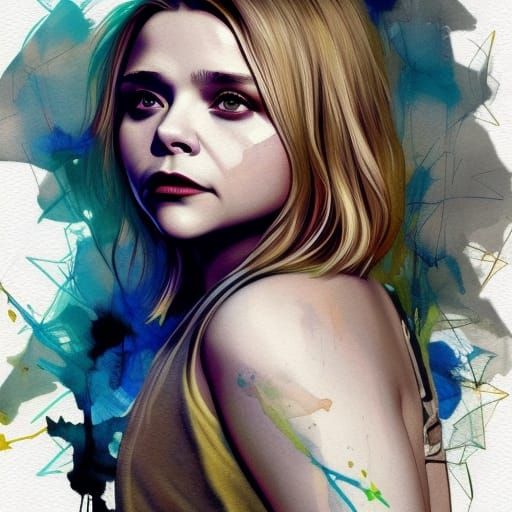 Chloe Grace Moretz #2 - AI Generated Artwork - NightCafe Creator