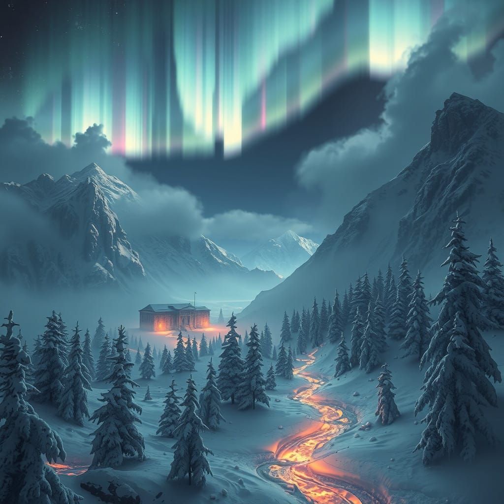 Sinister winter storms settling in - Ethereal Winter Tempest...