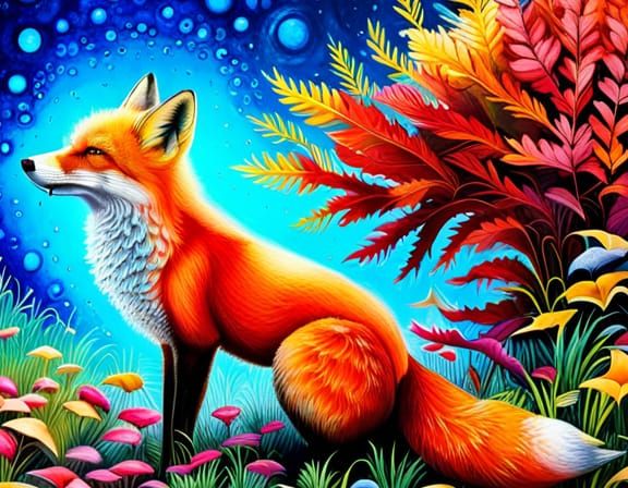 Fox #3 - AI Generated Artwork - NightCafe Creator