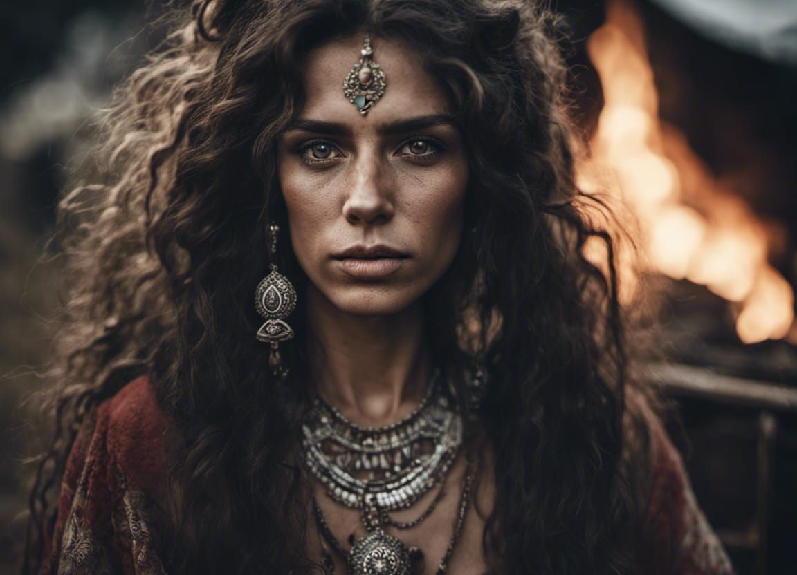 gypsy woman - AI Generated Artwork - NightCafe Creator