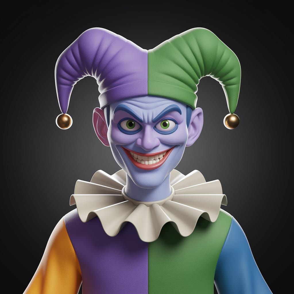 April fools jester - Mischief Maker in a Fool's Attire