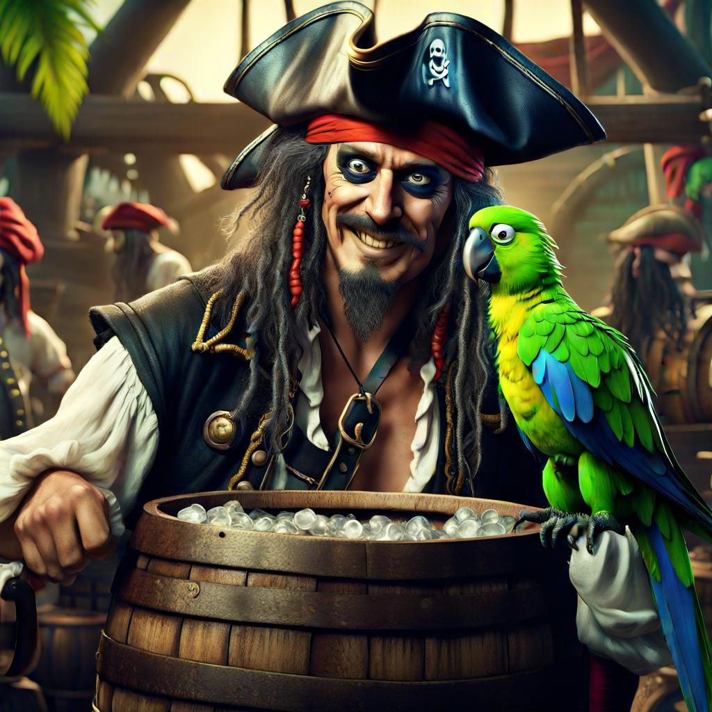 Yo-ho-ho pirate - AI Generated Artwork - NightCafe Creator
