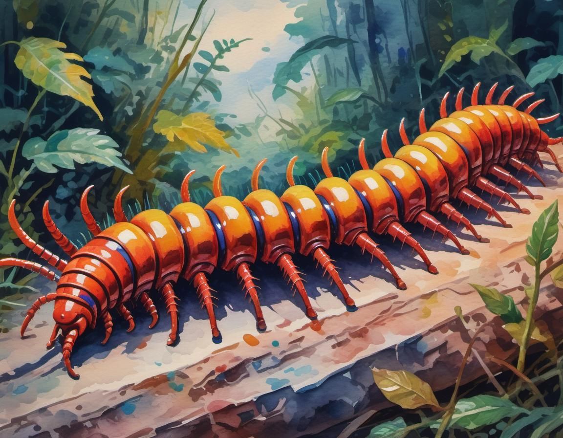 Centipede - AI Generated Artwork - NightCafe Creator