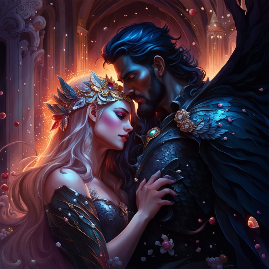 Hades & Persephone - AI Generated Artwork - NightCafe Creator