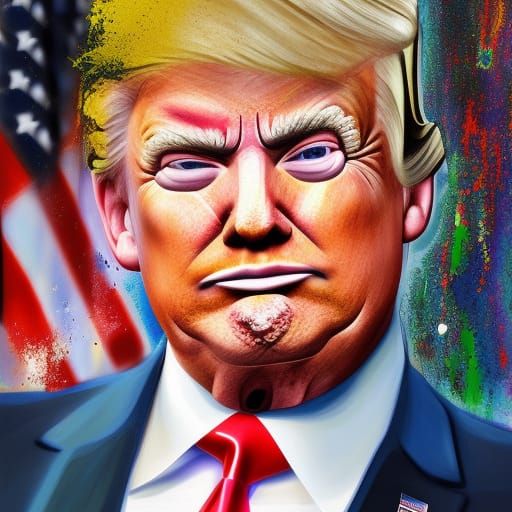 donald trump lol - AI Generated Artwork - NightCafe Creator