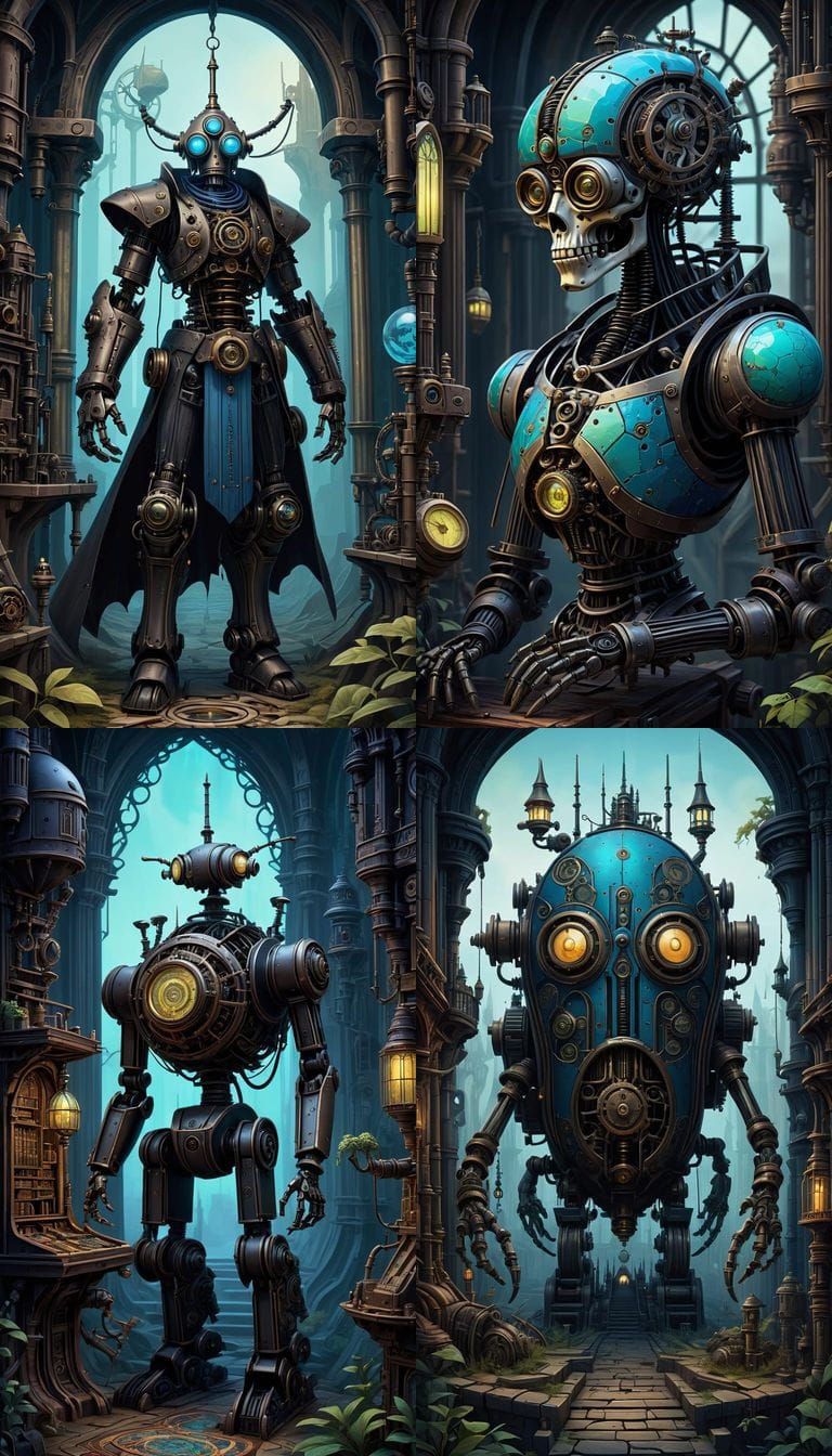 Fantasy AI Art, Real Cartoon XL v4, 2025, Robot