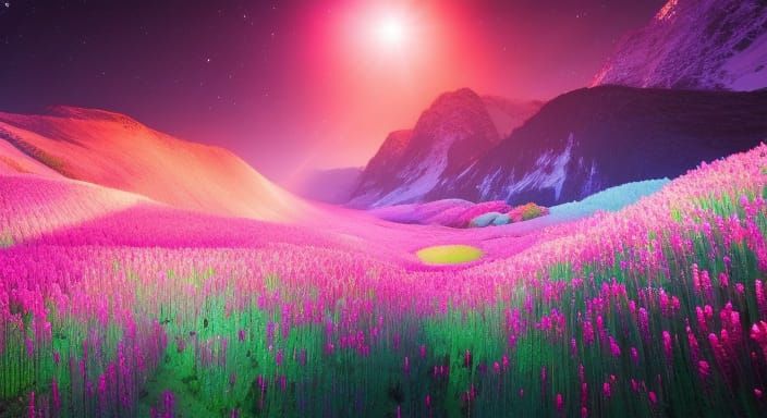 Exploring the wonders of Pluto - AI Generated Artwork - NightCafe Creator