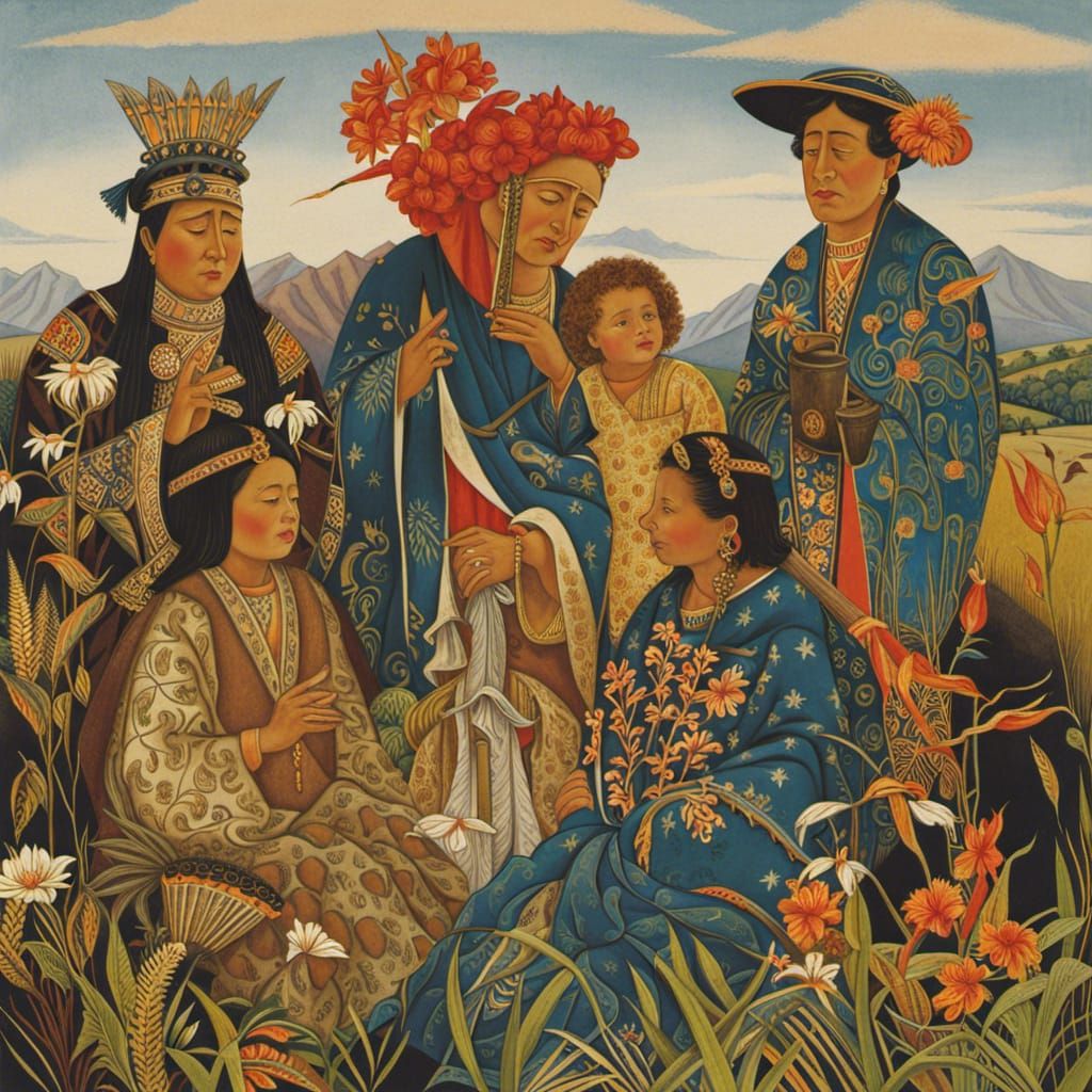 He kainga kei te tuawhenua - AI Generated Artwork - NightCafe Creator