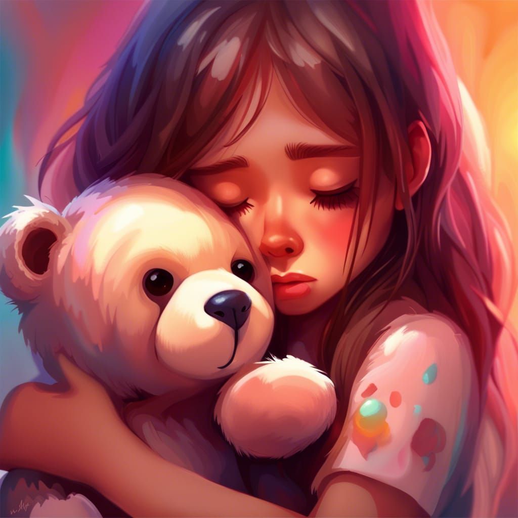 Seeking comfort - AI Generated Artwork - NightCafe Creator