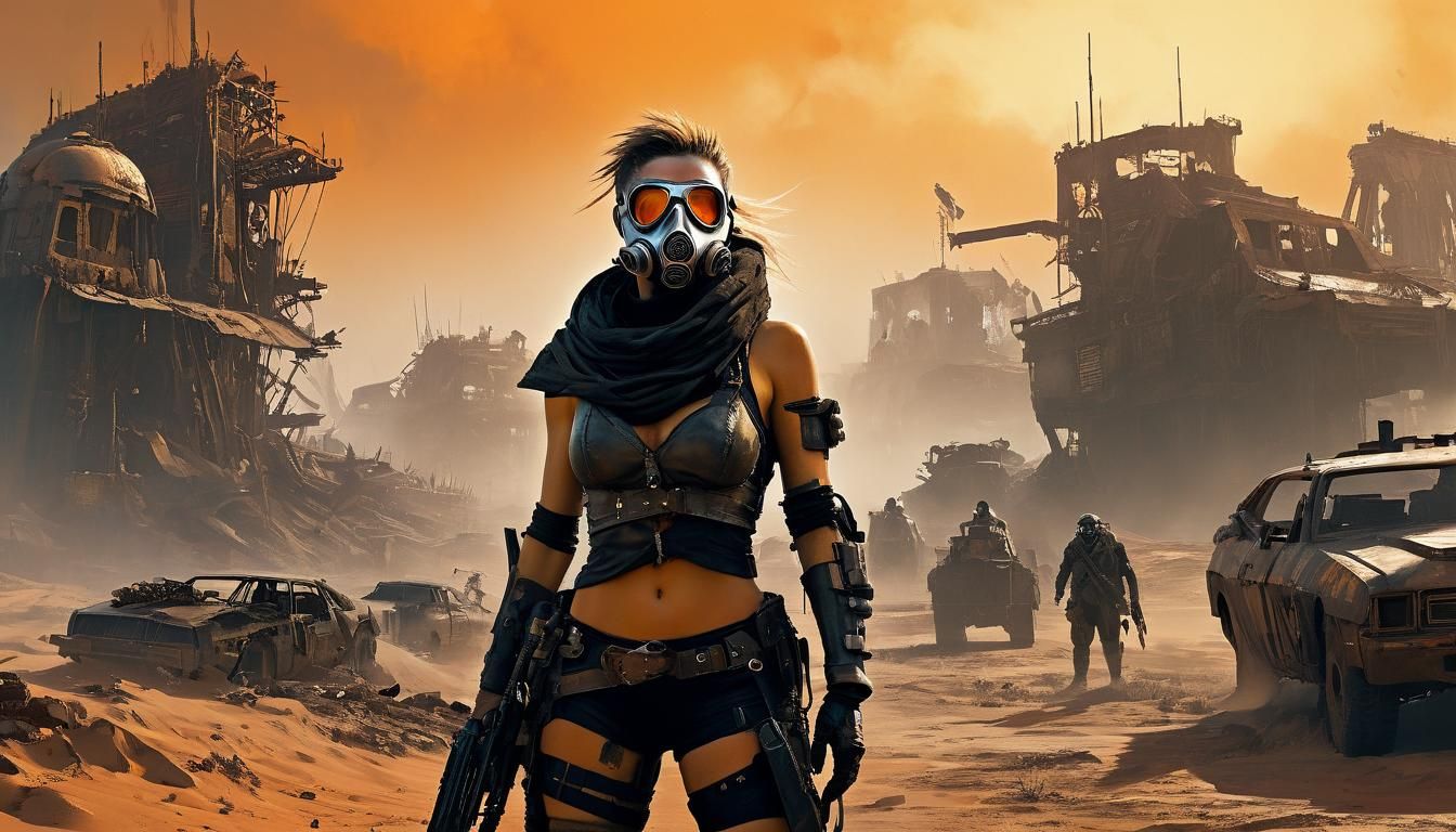 Post-Apocalyptic Rebel - AI Generated Artwork - NightCafe Creator