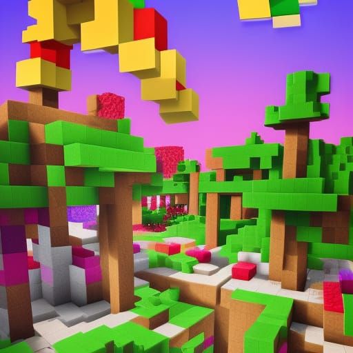 Minecraft - AI Generated Artwork - NightCafe Creator