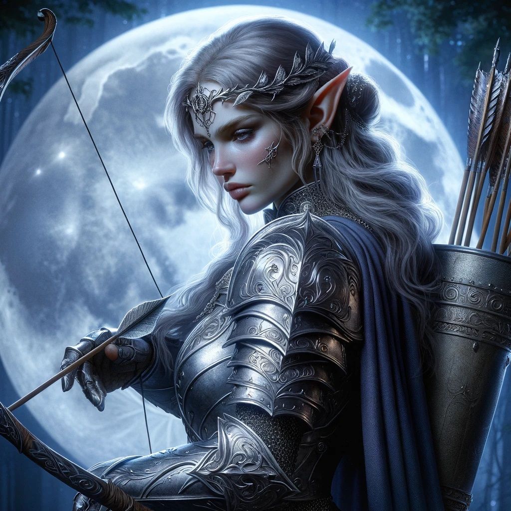 Moonwood Elite Archer - AI Generated Artwork - NightCafe Creator