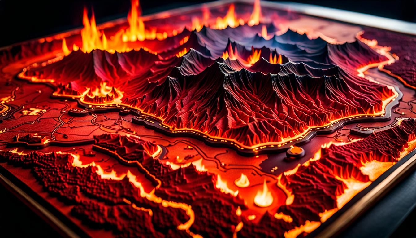 Map of Hell - AI Generated Artwork - NightCafe Creator