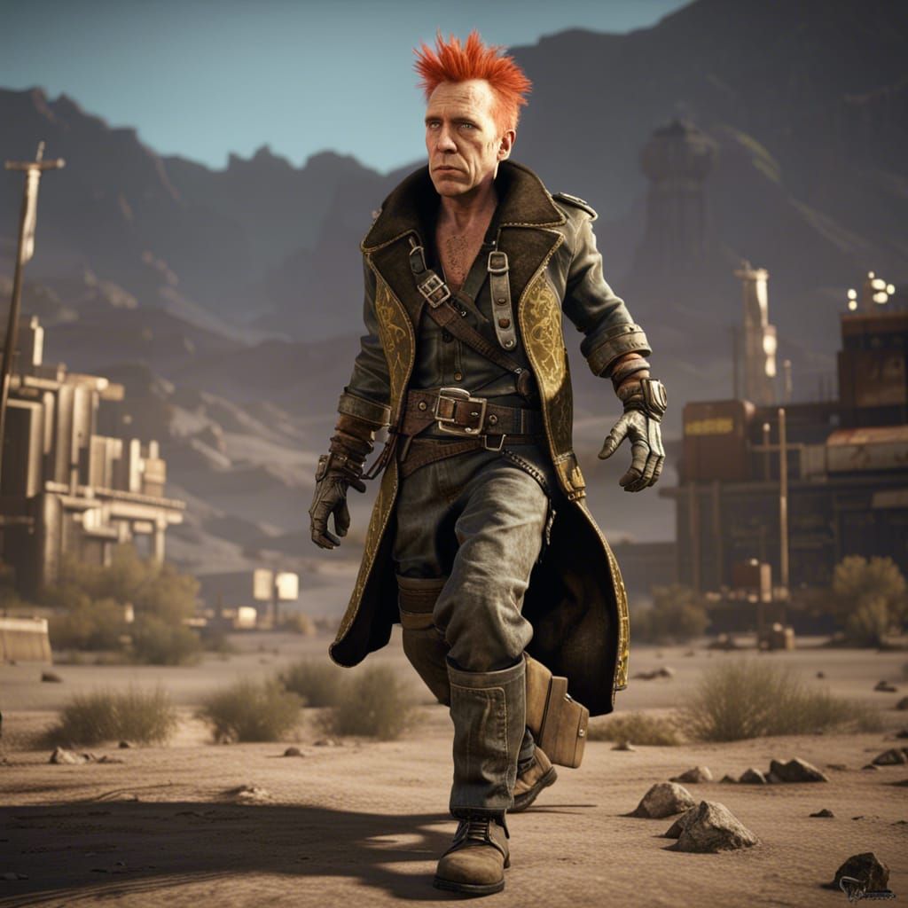 Johnny rotten in fallout new vegas - AI Generated Artwork - NightCafe ...