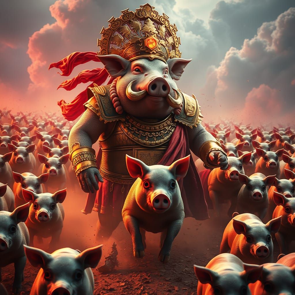 Chrysaporcus, The Greek God of Hogs