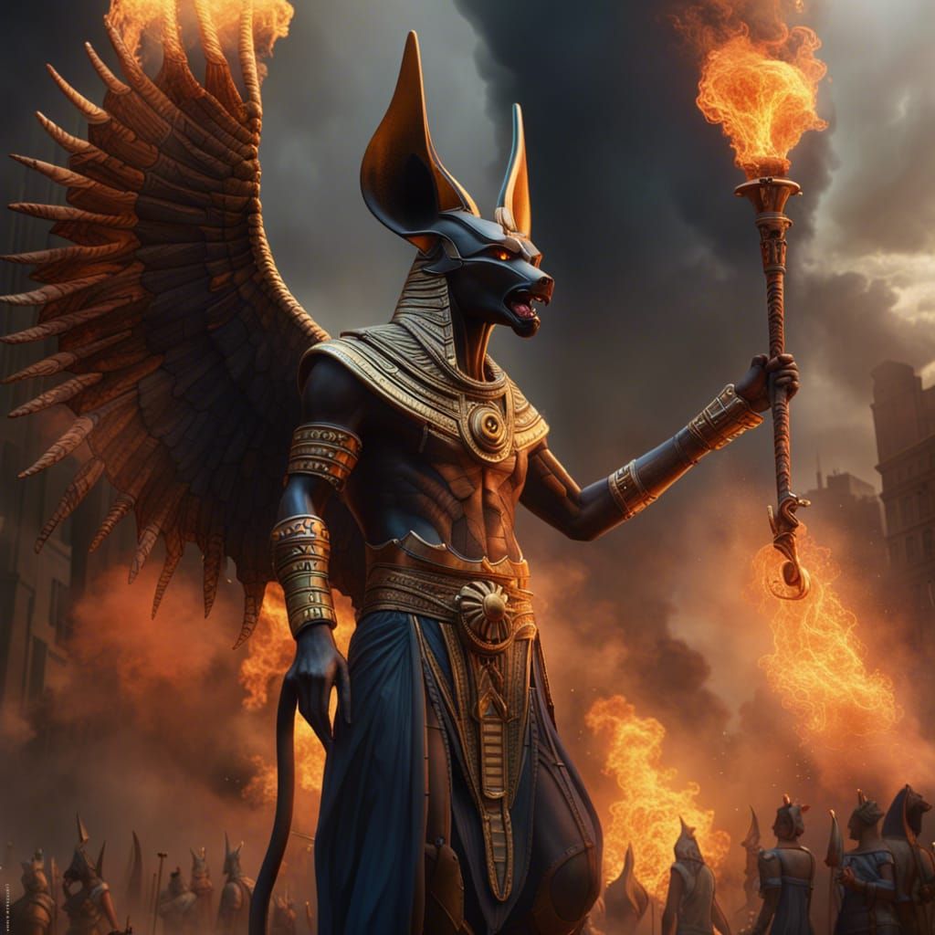 Anubis - AI Generated Artwork - NightCafe Creator