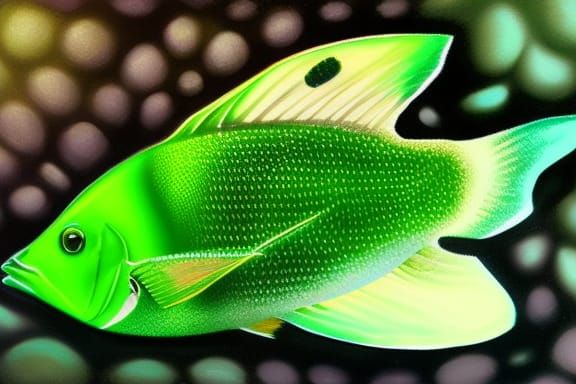 emerald fish 4 - AI Generated Artwork - NightCafe Creator