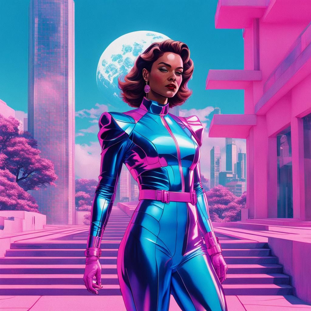 Vaporwave Aesthetic:Mandy's Milano Marvel| Effortless Elegance in Every ...
