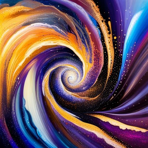 Hypnotic Swirl - AI Generated Artwork - NightCafe Creator